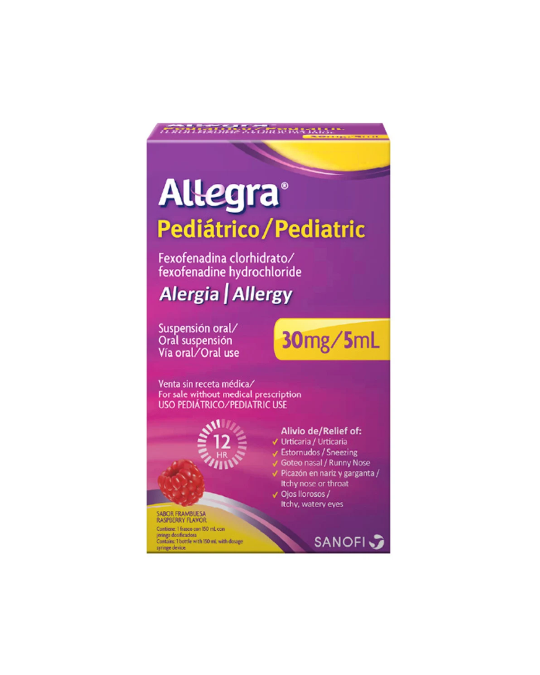 Allegra Pediátrico 30Mg/5mL Suspensión Oral Frasco X 150 mL ...