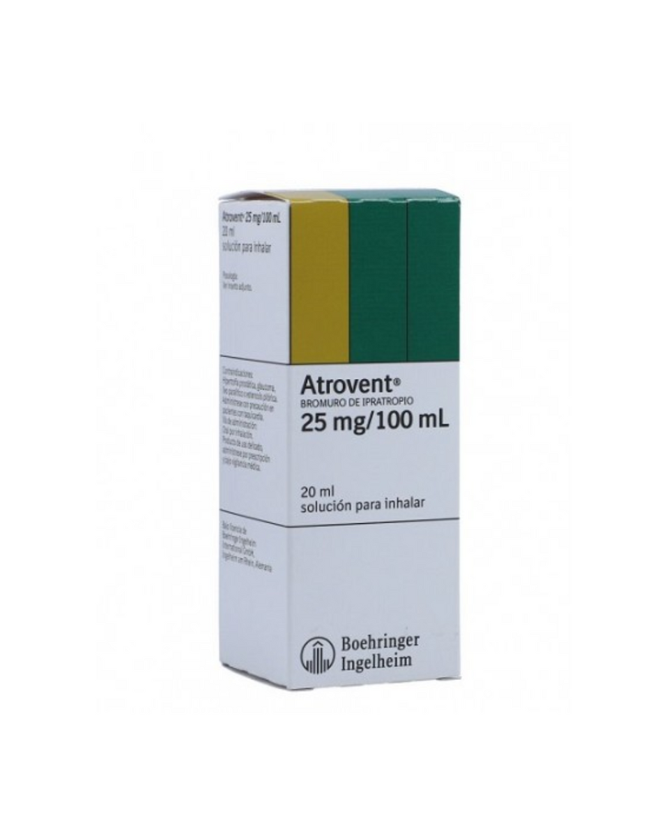 Atrovent 25 Mg/ 100 Ml Solución para inhalar Frasco X 20 Ml ...