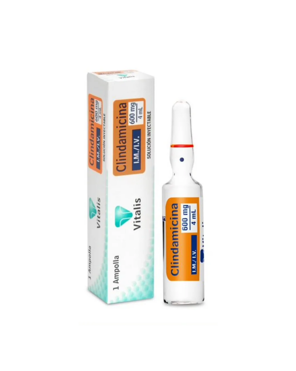Clindamicina 600Mg/4Ml Solución Inyectable Caja X 1Ampolla X 4Ml Vital ...